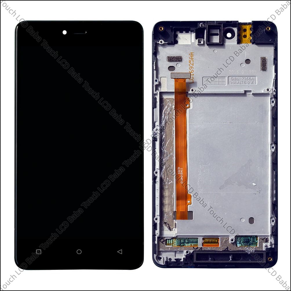 Gionee F103 Pro Display and Touch Screen Glass Combo With Frame - Touch ...