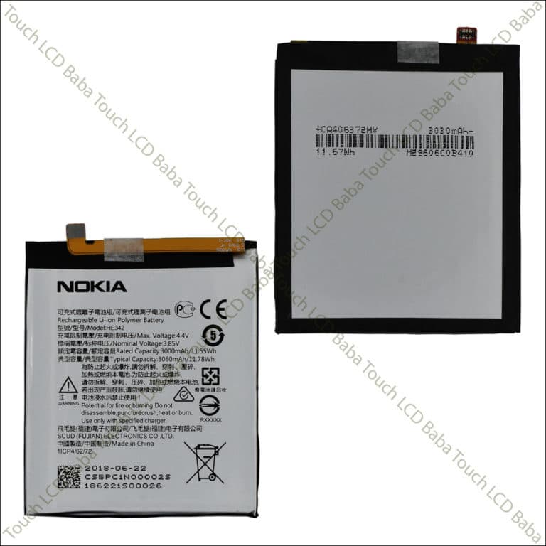 Nokia 6.1 Plus Battery 100% Original - HE342 3060mAh