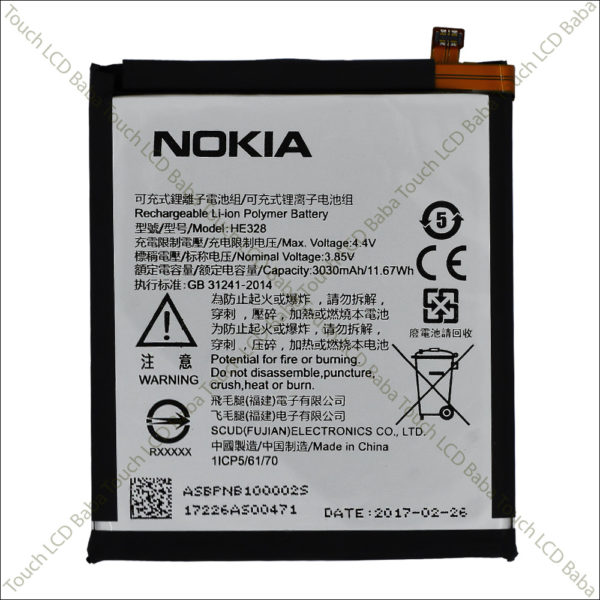 Nokia 8 Battery Replacement HE328 - 100% Original 3030mAh