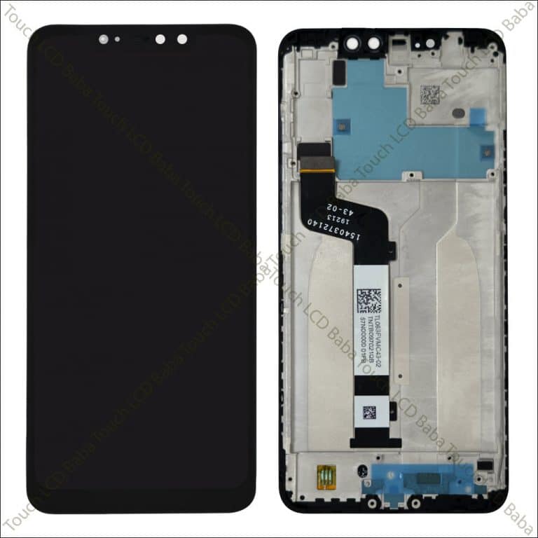 Redmi Note 6 Pro Display and Touch Screen Combo With Middle Frame