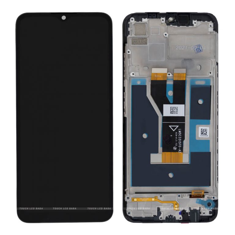 Realme C21 Display and Touch Screen Combo Replacement With Middle Frame