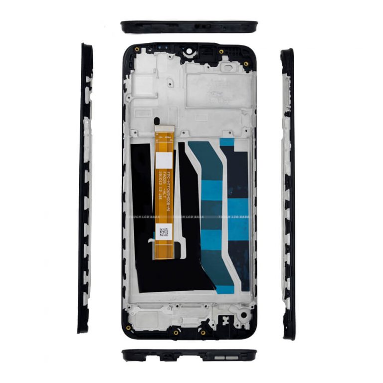 Realme 5 Display and Touchscreen Replacement With Middle Frame RMX1911