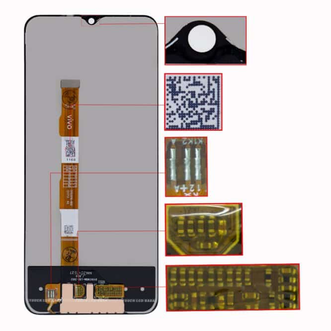 Vivo Y75 5G Display and Touch Screen Glass Replacement V2142 - Touch ...