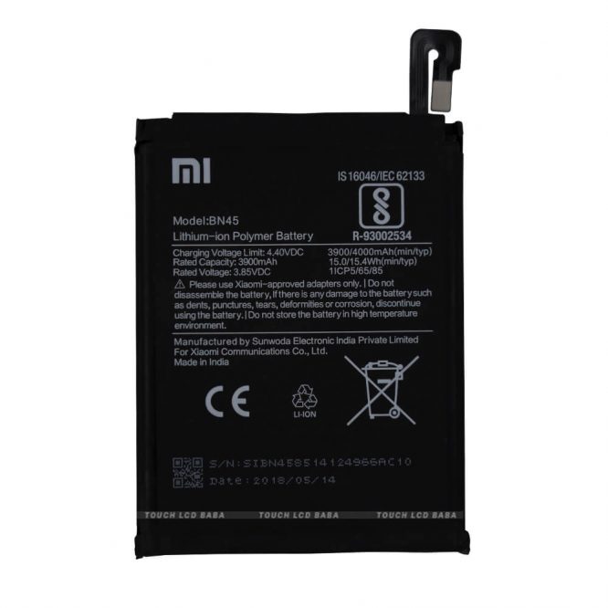 Redmi Note 5 Pro Battery Replacement BN45 - 100% Original 4000 mAh