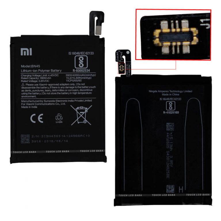 Redmi Note 5 Pro Battery Replacement BN45 - 100% Original 4000 mAh