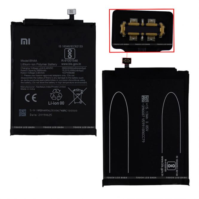 Redmi Note 7 Battery Replacement - 100% Original BN4A 4000 mAh